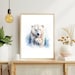 Mother and Baby Polar Bear Printable Art, Watercolor Bear Print Art ...