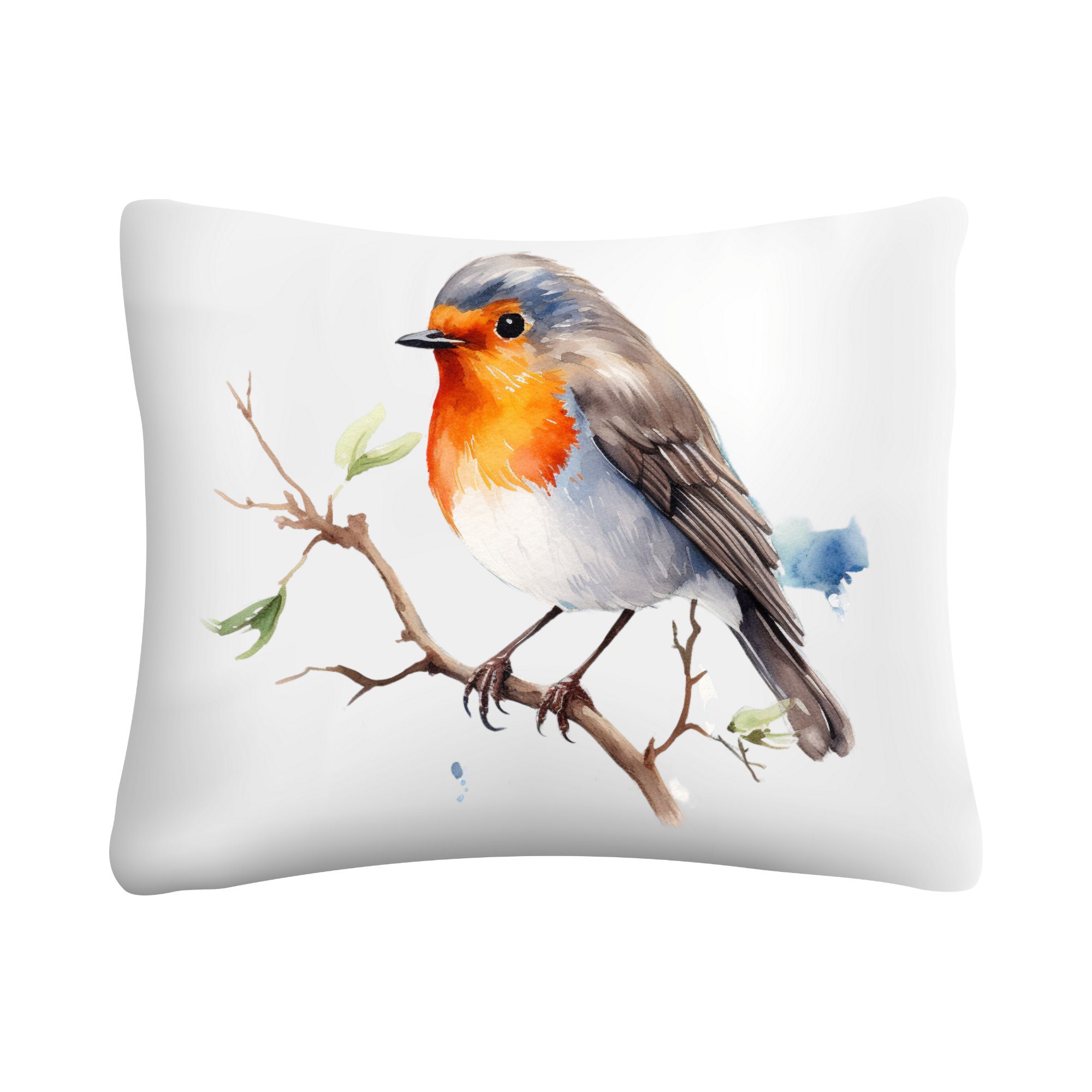 Watercolor Robin, 4 Digital Clipart Bundle , Printable Art, Pdf ...