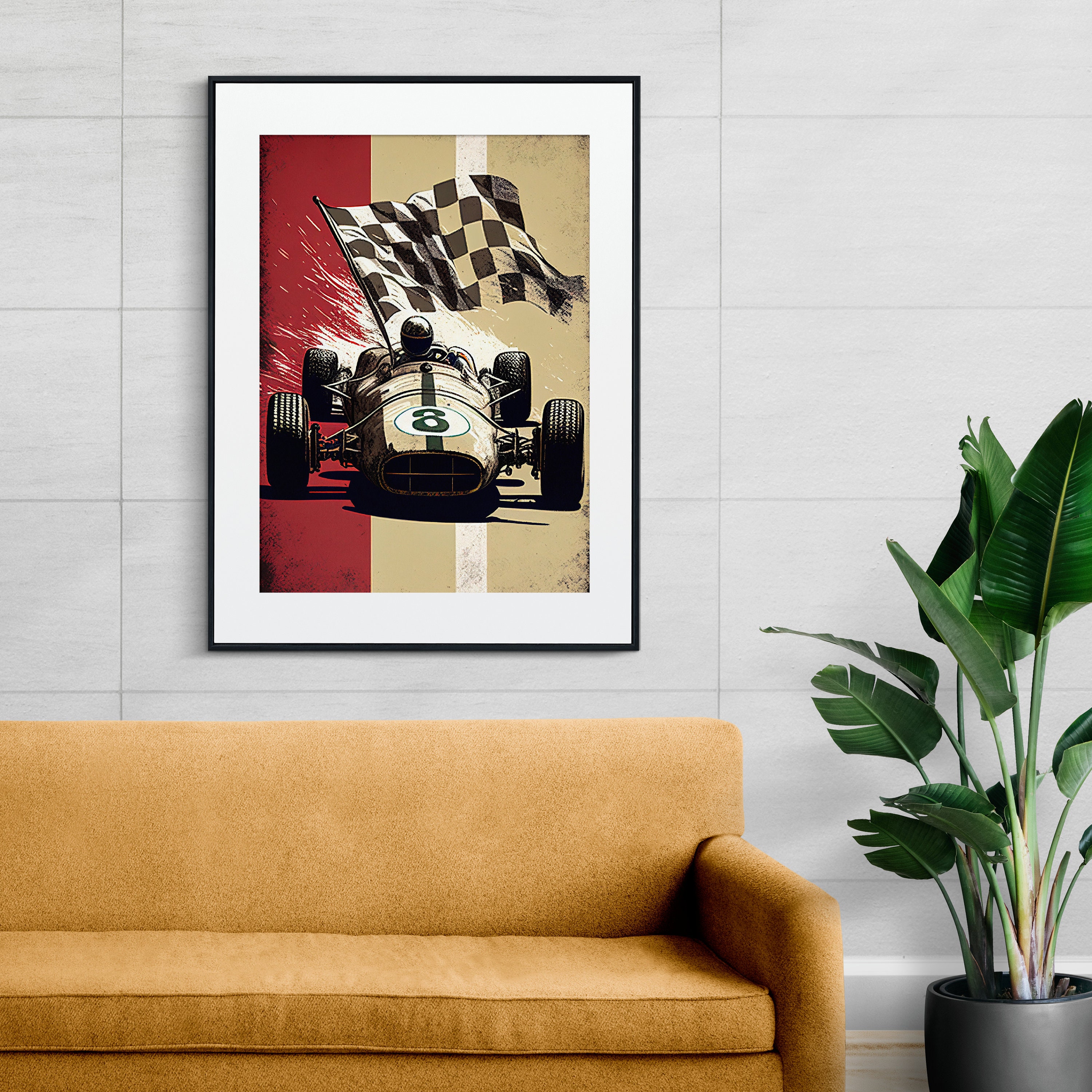 Racing Wall Art, Racing Poster, Vintage Racing Poster, Digital Wall Art ...