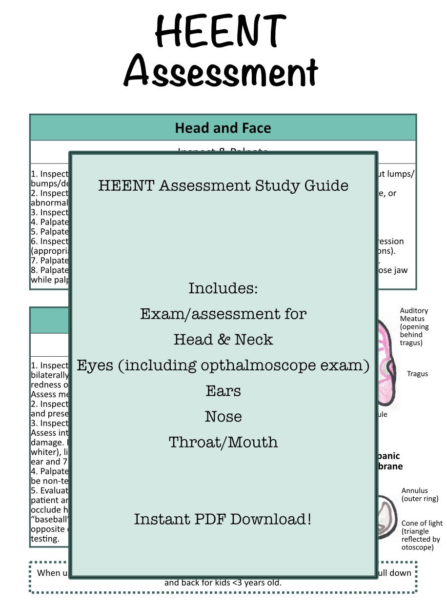 Complete Health Assessment Bundle - Etsy