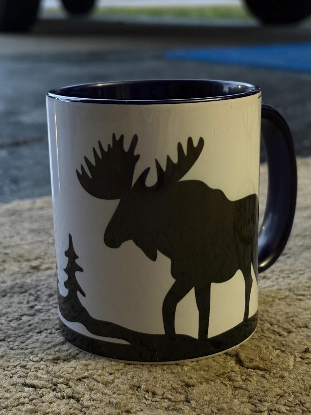 10 Oz. Ceramic Moose Mug - Etsy