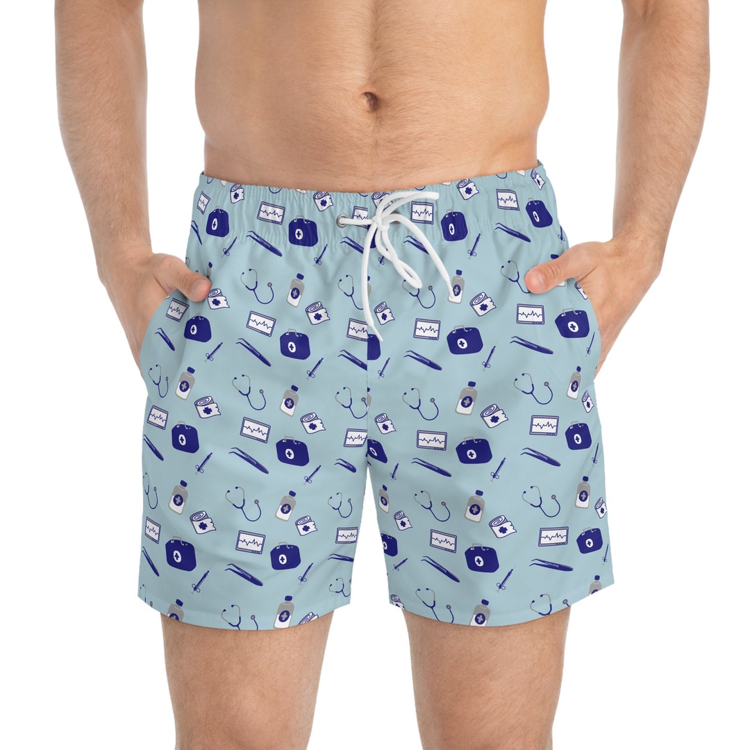 Medical Themed Swim Trunks for Doctors, Medical Students, Nurses, and ...