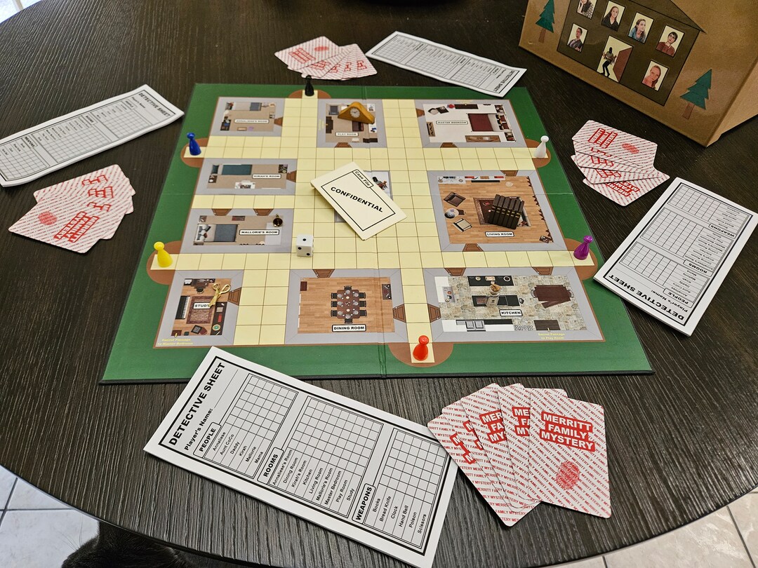 Customizable Clue-like Game! - Etsy