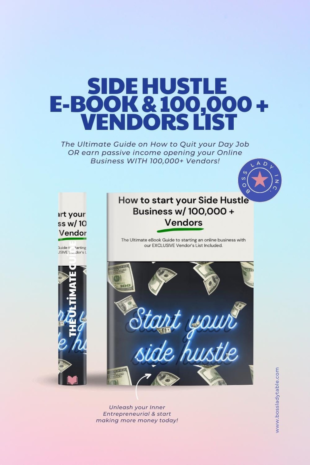 How to Start Your Side Hustle Business W/ 100,000+ Vendor's List ...