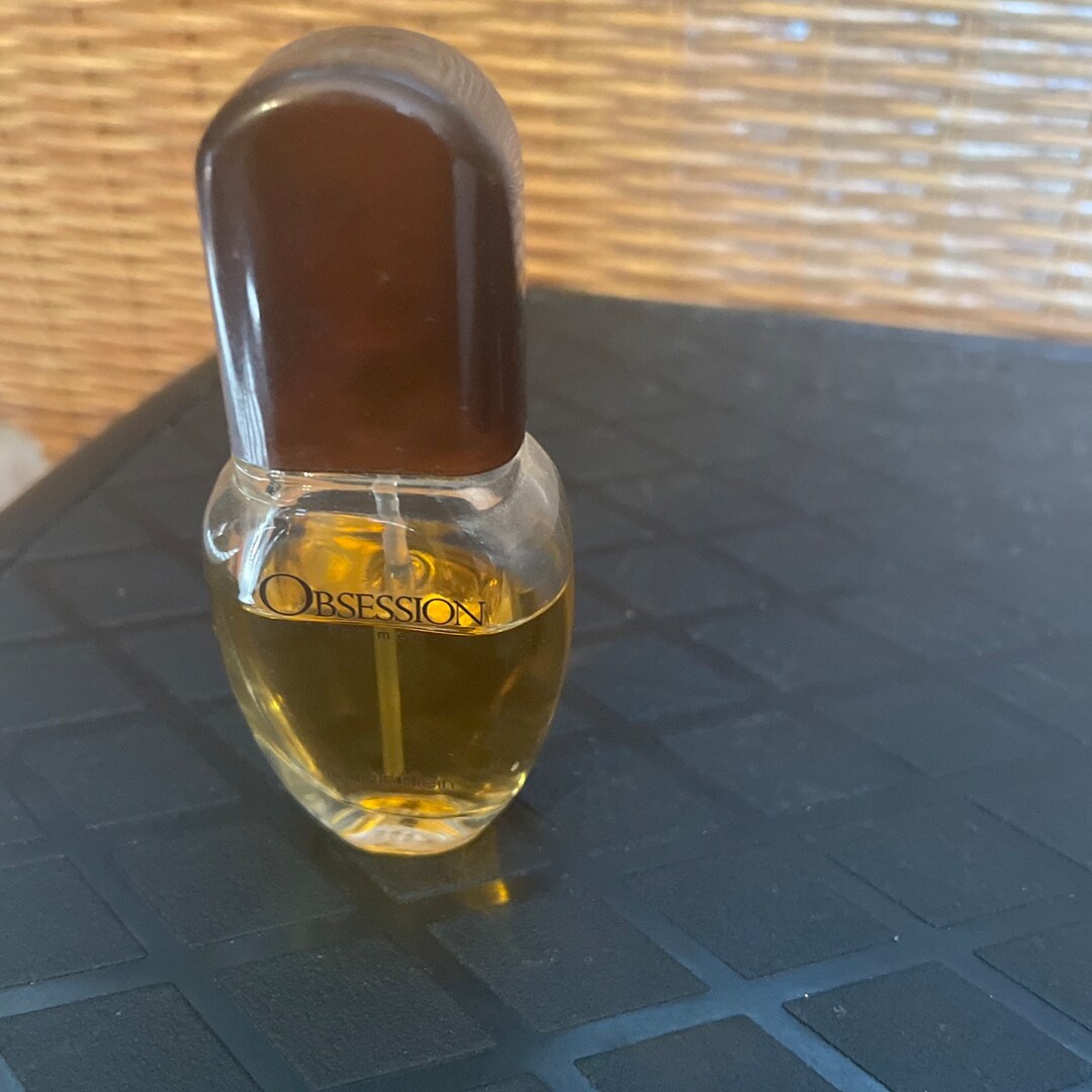 RARE Vintage Calvin Klein Obsession Mens Splash Cologne 1oz 30ml 3/4 ...