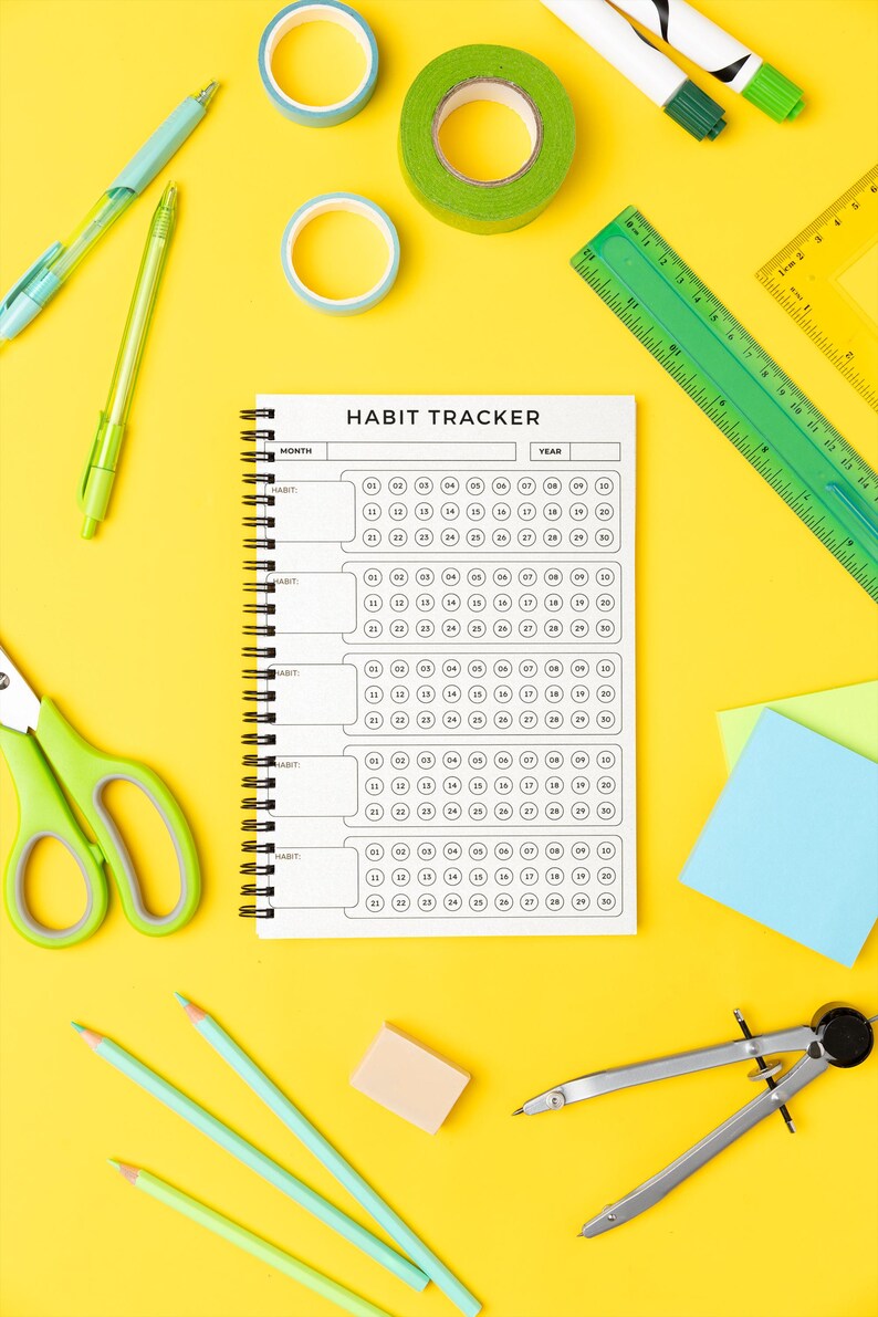 PRINTABLE Journal Page - Habit Tracker - Hobby Journal - Fun Tracker ...