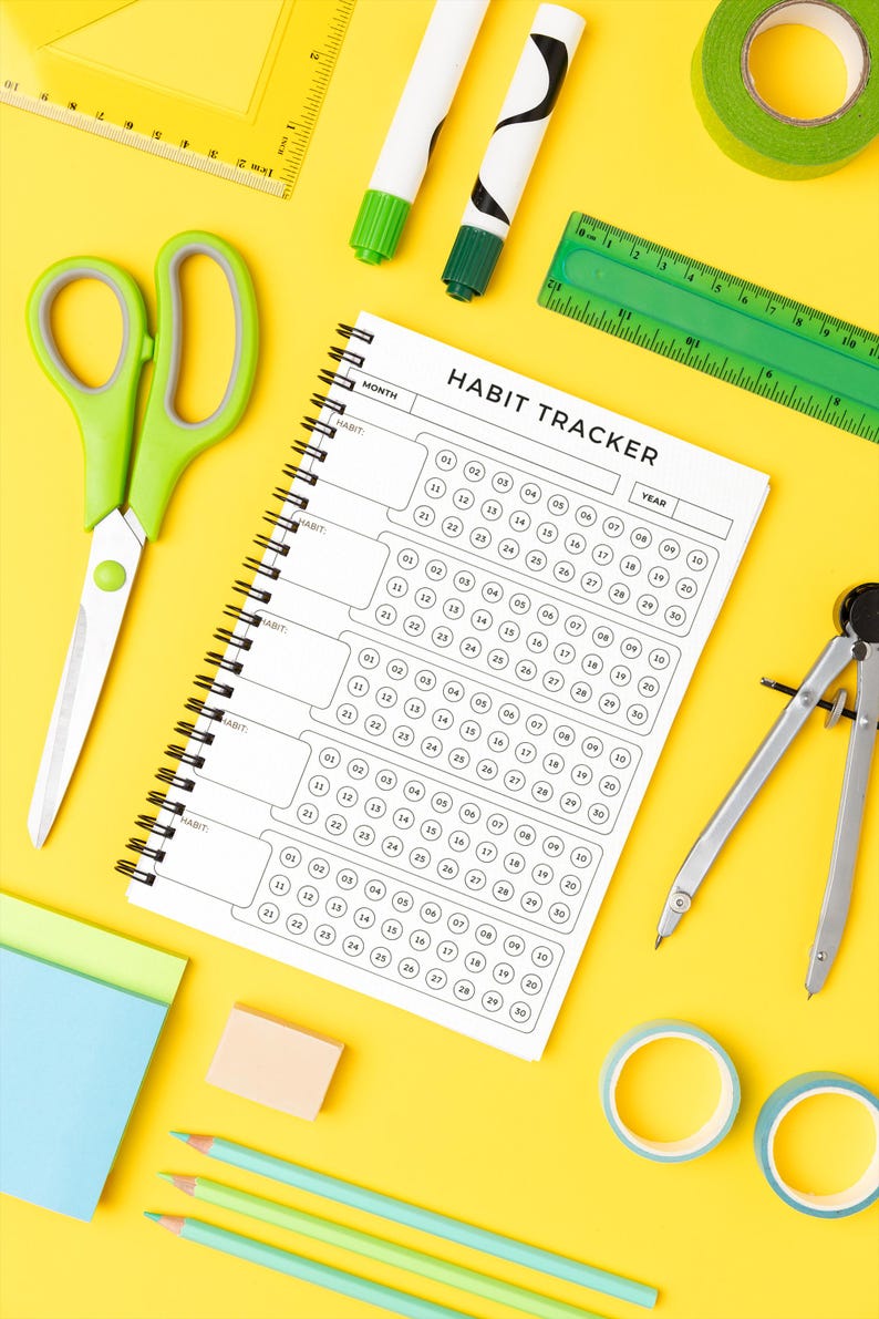 PRINTABLE Journal Page - Habit Tracker - Hobby Journal - Fun Tracker ...