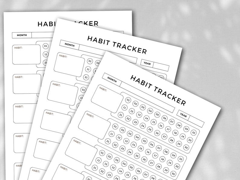 PRINTABLE Journal Page - Habit Tracker - Hobby Journal - Fun Tracker ...