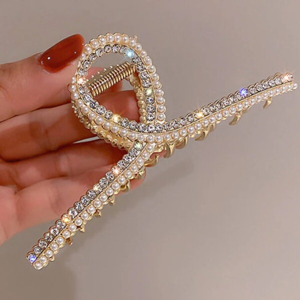 Diamond Hair Clip - Etsy