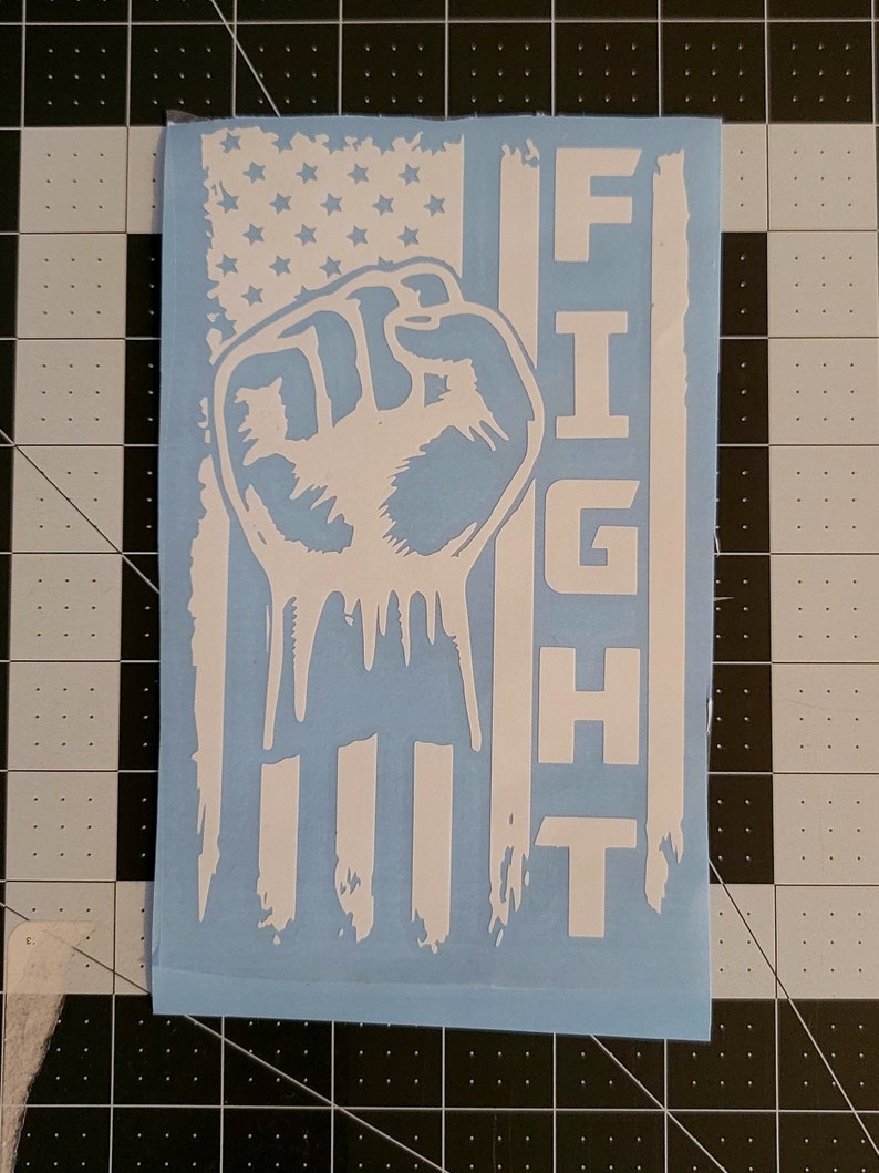 Fight American Flag, American Flag With Fist - Etsy