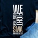 We Fight Together SMA Awareness Cream Ribbon Spinal Muscular Atrophy ...