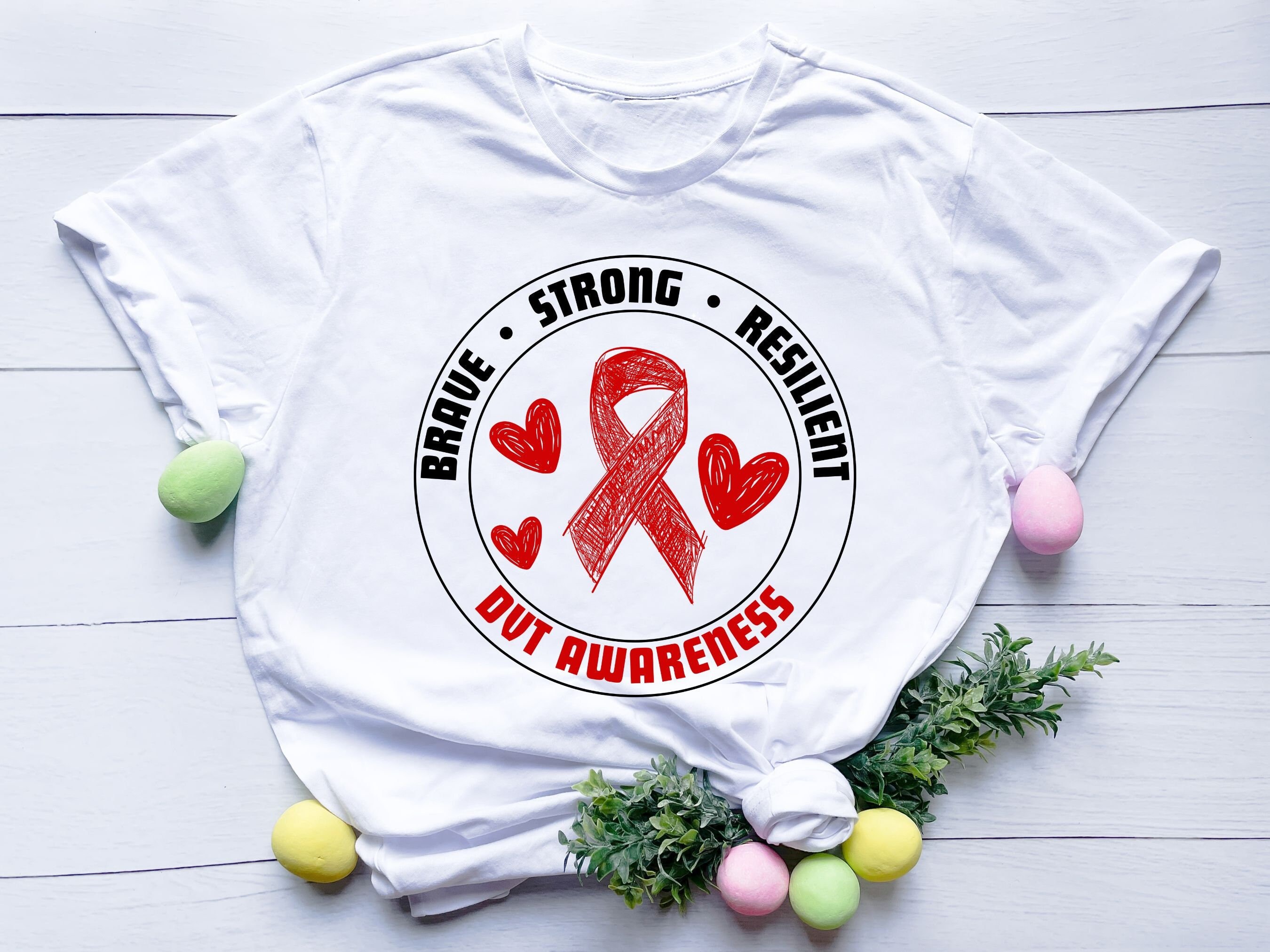 Brave Strong Resilient DVT Awareness Svg Png - Etsy