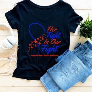 Her Fight is Our Fight Congenital Heart Defects CHD Awareness Svg Png ...