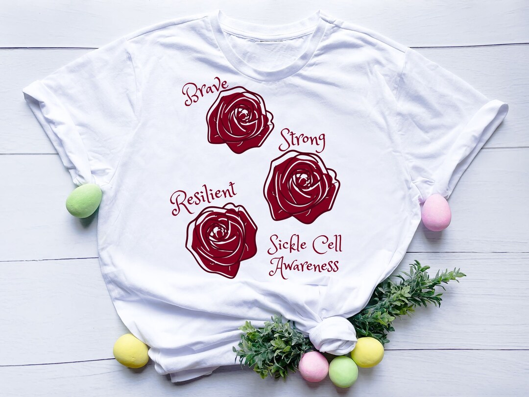 Brave Strong Resilient Sickle Cell Awareness Svg Png - Etsy