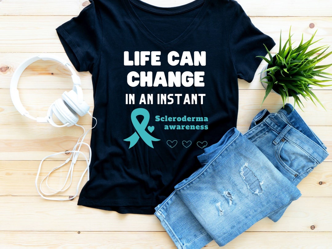 Life Can Change in an Instant Scleroderma Awareness Svg Png - Etsy