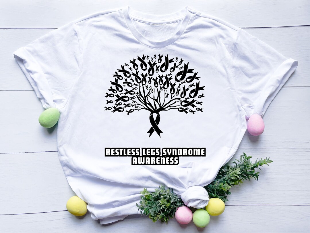 Restless Legs Syndrome Awareness White Ribbon Restless Legs Syndrome ...