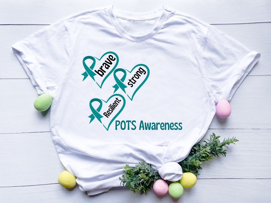Brave Strong Resilient POTS Awareness Svg Png - Etsy