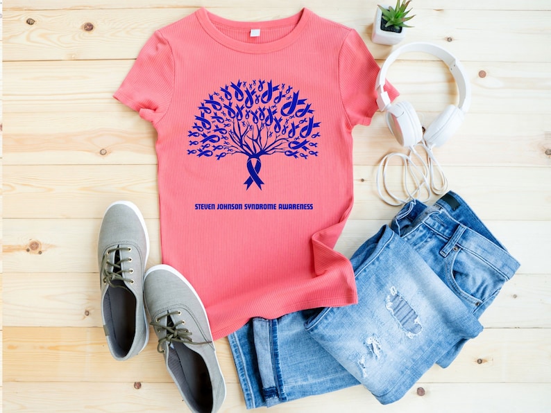 Steven Johnson Syndrome Awareness Blue Ribbon Steven Johnson Syndrome ...