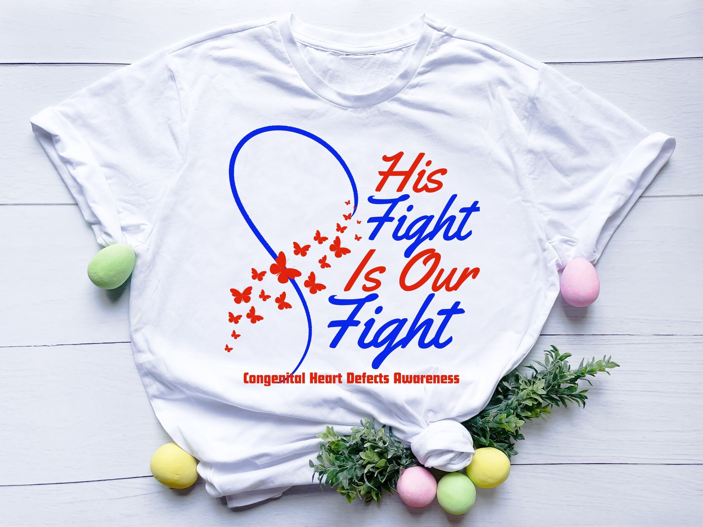 His Fight is Our Fight Congenital Heart Defects CHD Awareness - Etsy