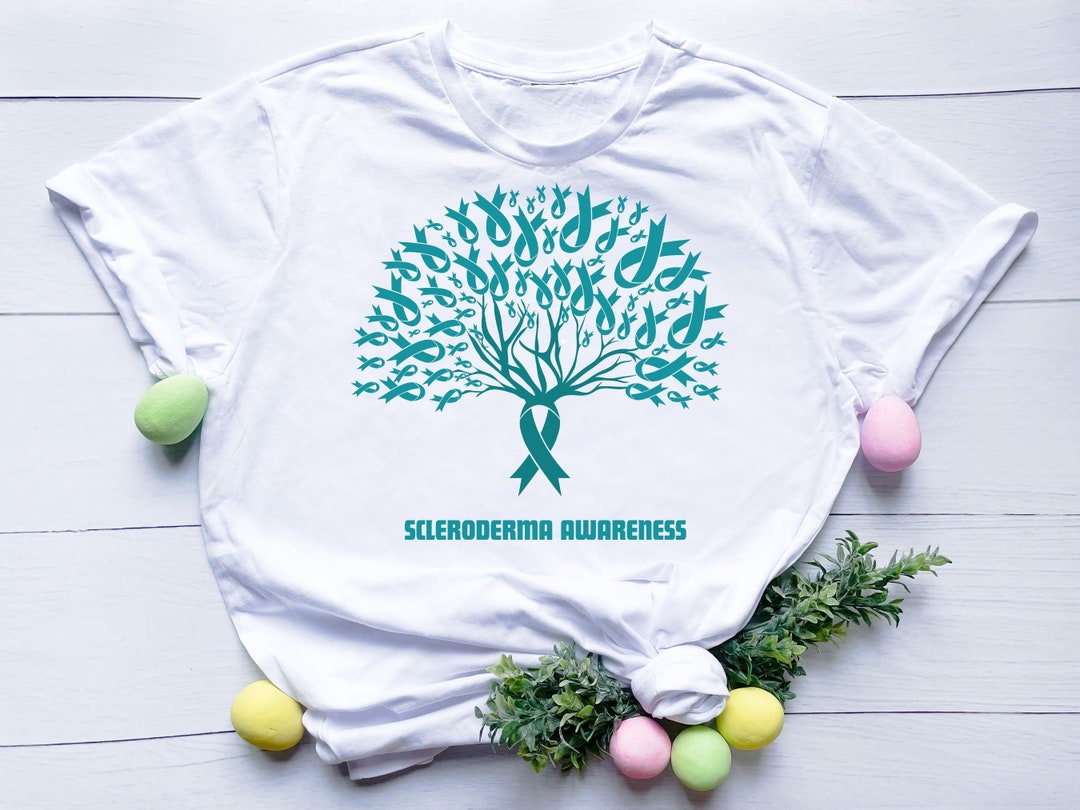 Scleroderma Awareness Teal Ribbon Scleroderma Awareness Skin Disorder ...