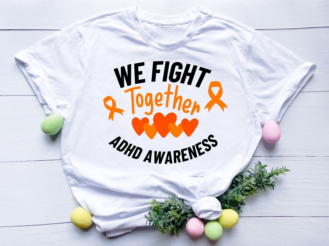 We Fight Together ADHD Awareness Svg Png - Etsy