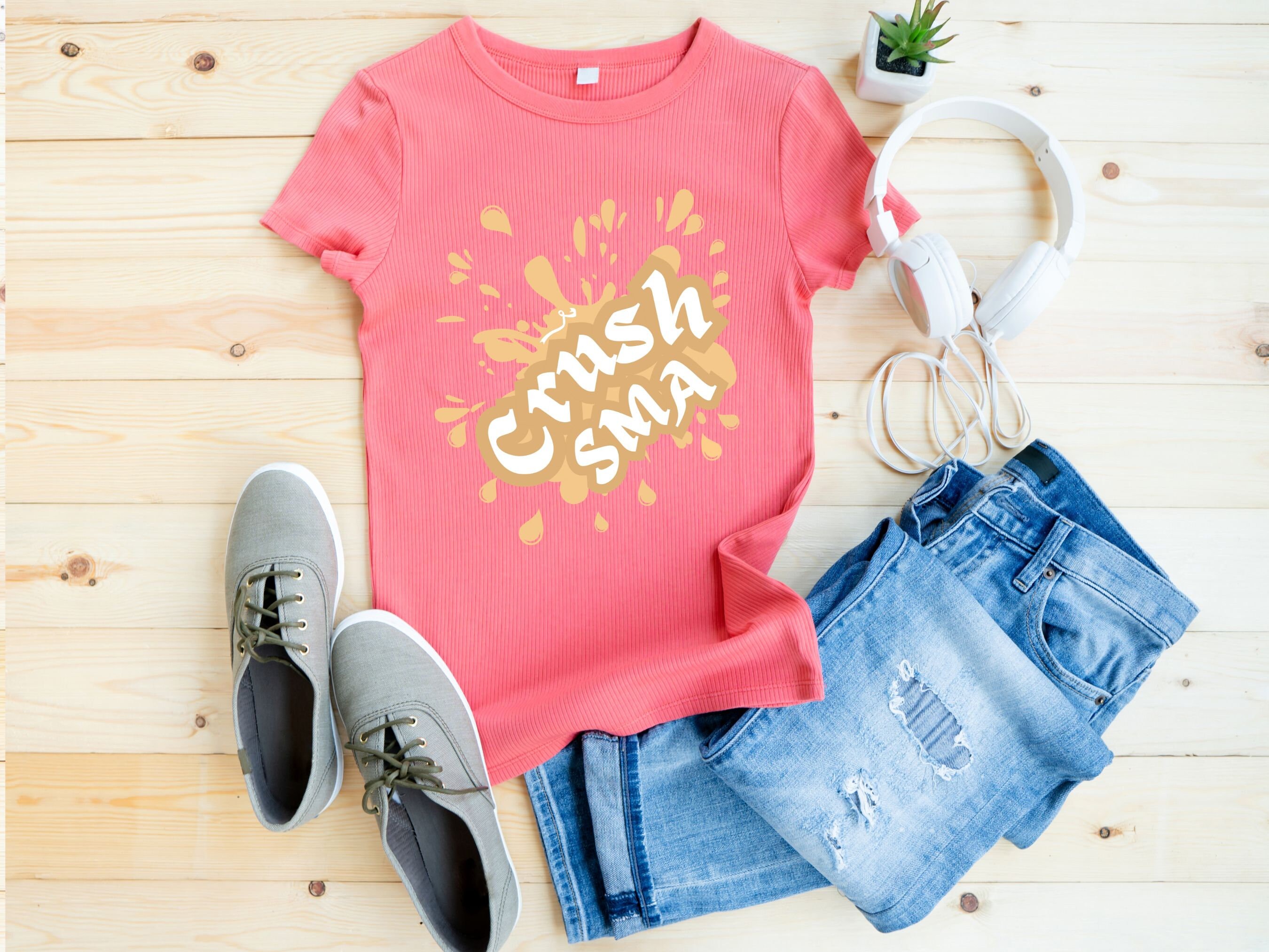 Crush SMA Cream Ribbon Spinal Muscular Atrophy Aware SMA Warrior ...