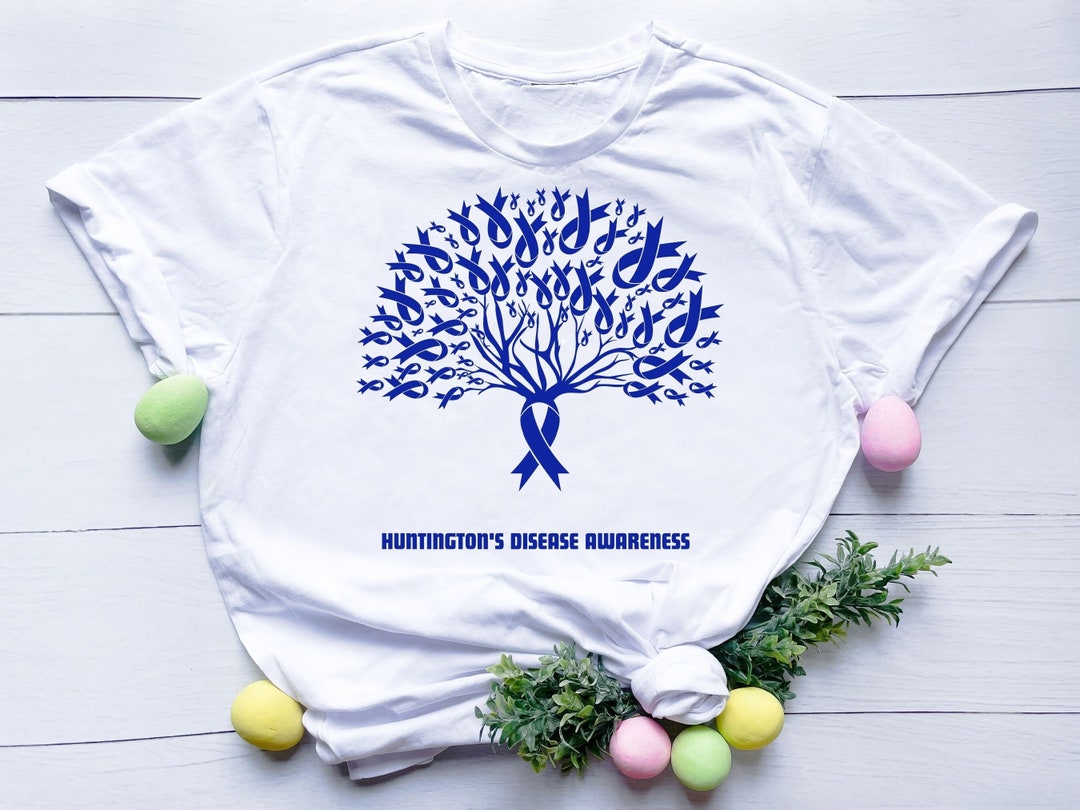Huntington's Disease Awareness Blue Ribbon Huntington's Disease ...