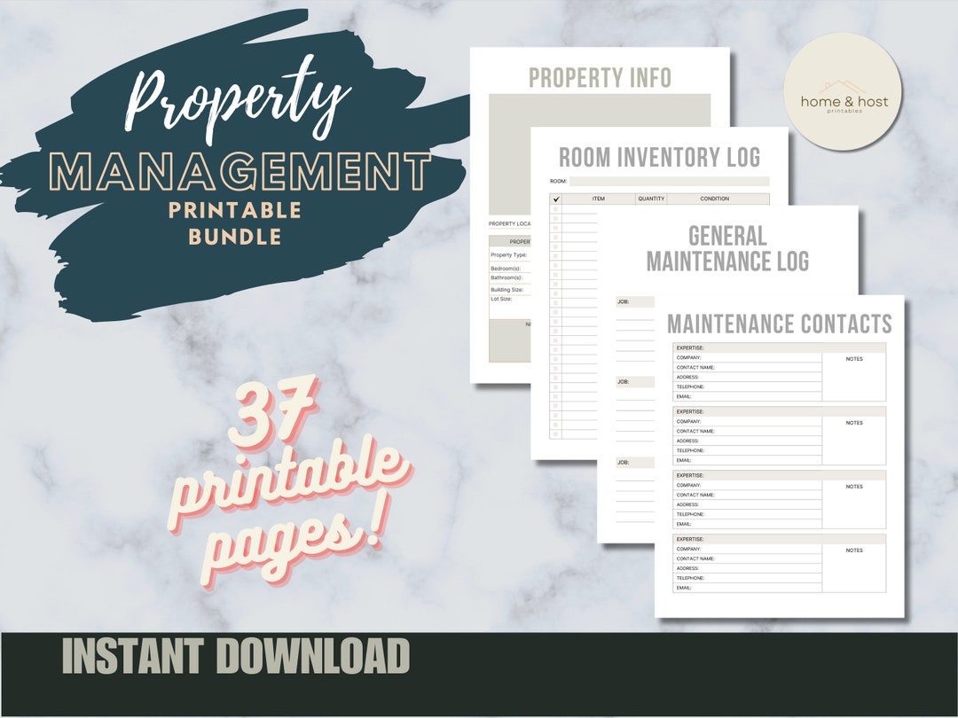 Organize Your Property Management Business - Etsy