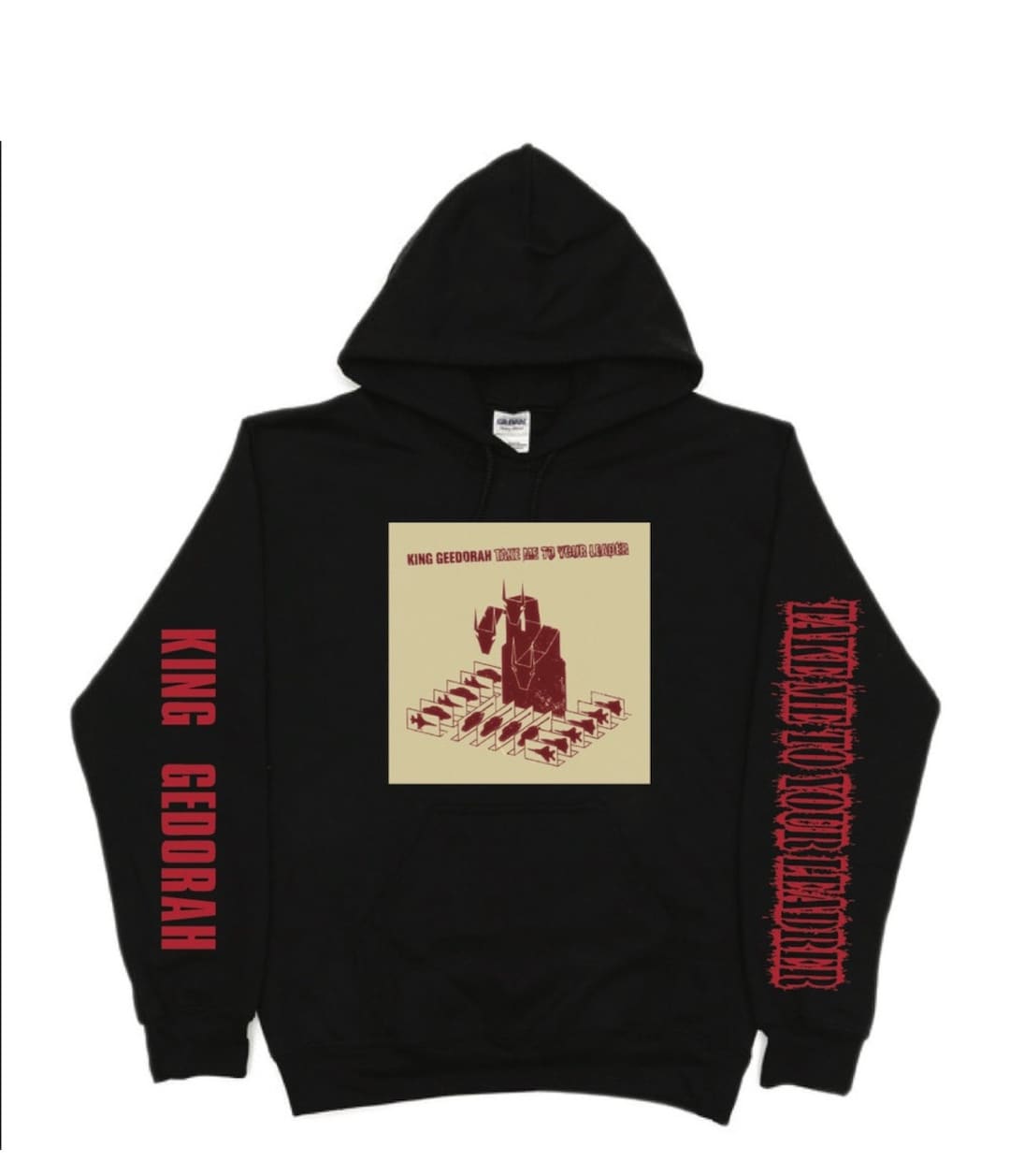 MF DOOM X King Geedorah Take Me to Your Leader Hoodie New S-5XL Rap Hip ...