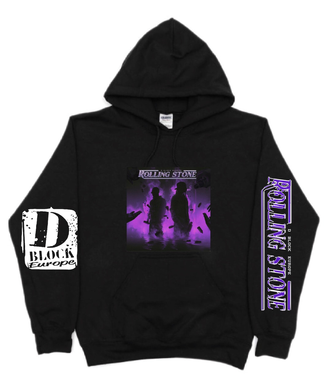 The Lox: D Block Europe Rolling Stone Pullover Hoodie New S-5XL Rap Hip ...