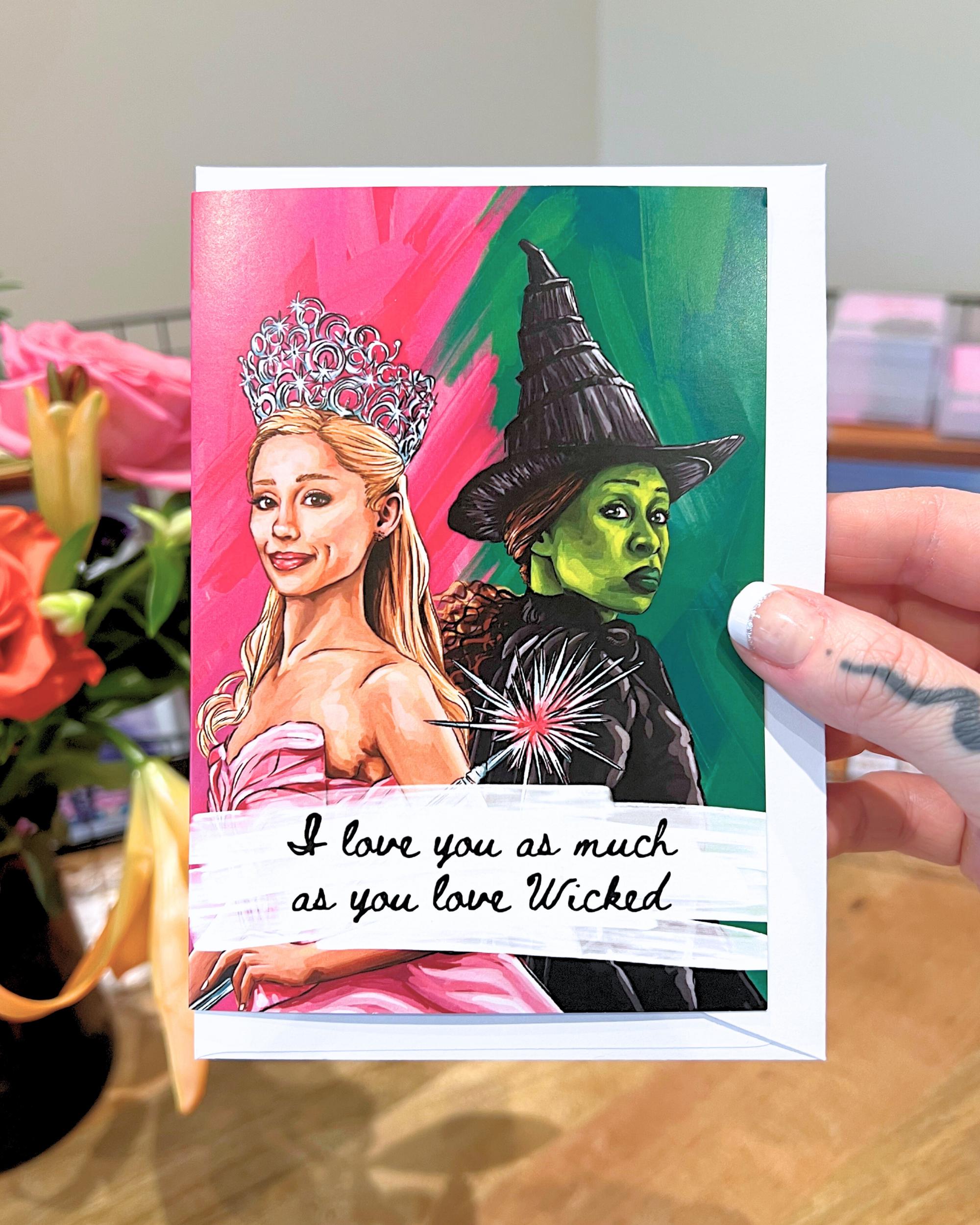Wicked Art Greeting Card - Etsy UK