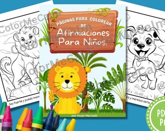 Kids Affirmation Coloring Pages Printable Coloring Pages for Kids ...