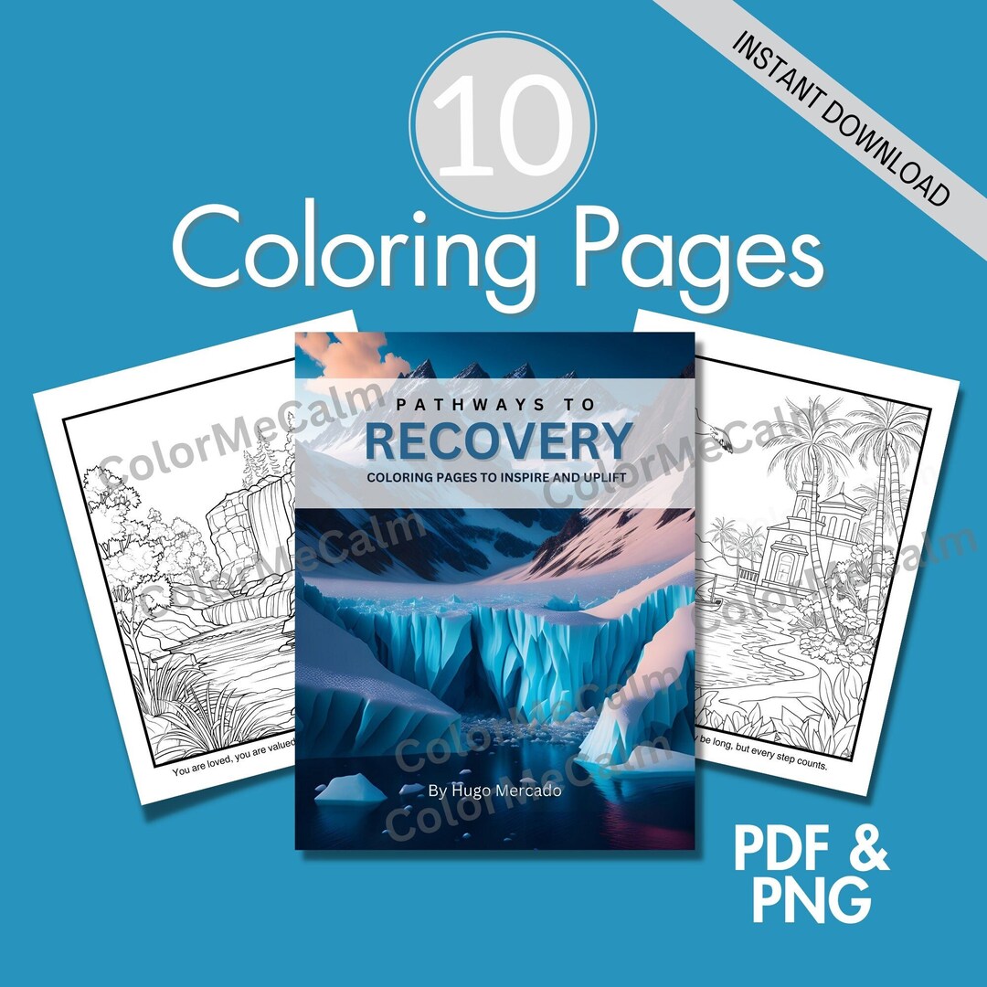 Printable Coloring Pages for Those Going Through Illness - Etsy