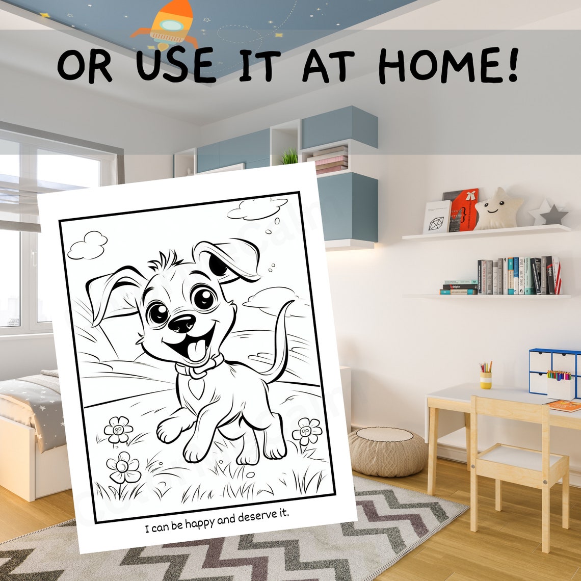 Kids Affirmation Coloring Pages Printable Coloring Pages for Kids ...