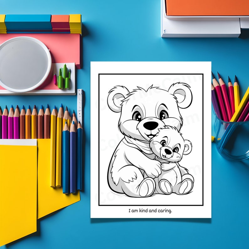 Kids Affirmation Coloring Pages Printable Coloring Pages for Kids ...