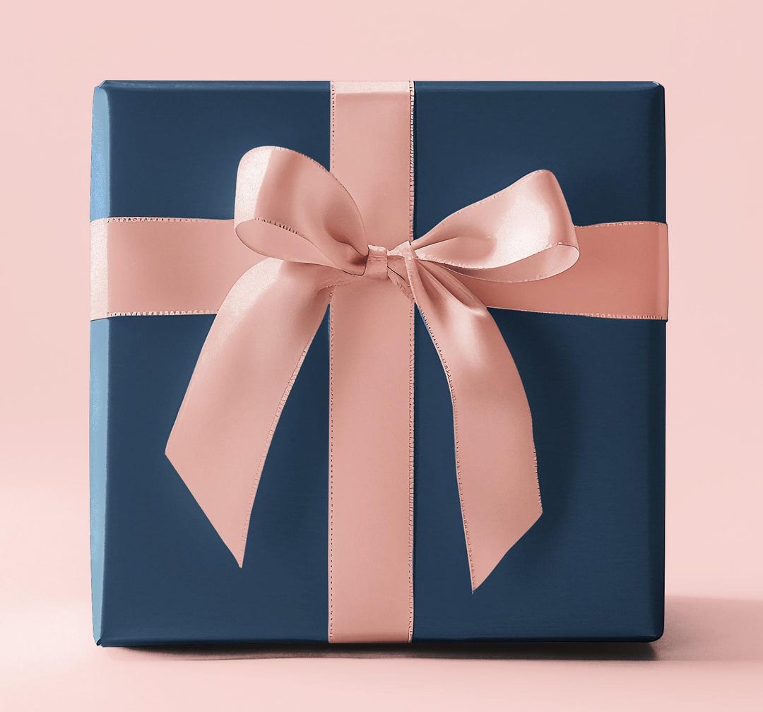 Navy Blue Wrapping Paper, Navy Blue Gift Wrap, Elegant Matte or Glossy ...