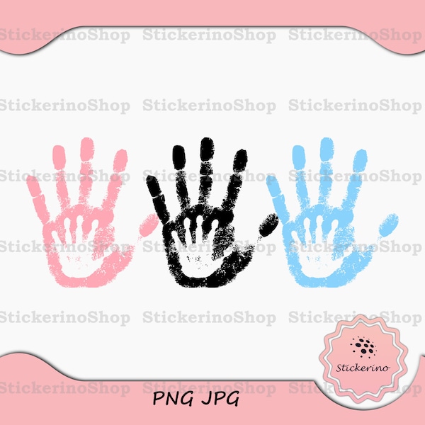 Baby Hand Print - Etsy