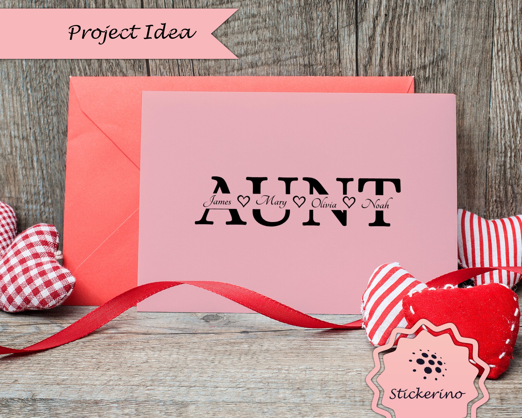 Aunt Monogram SVG Aunt Split Image Aunt Outline Family Reunion Gift ...