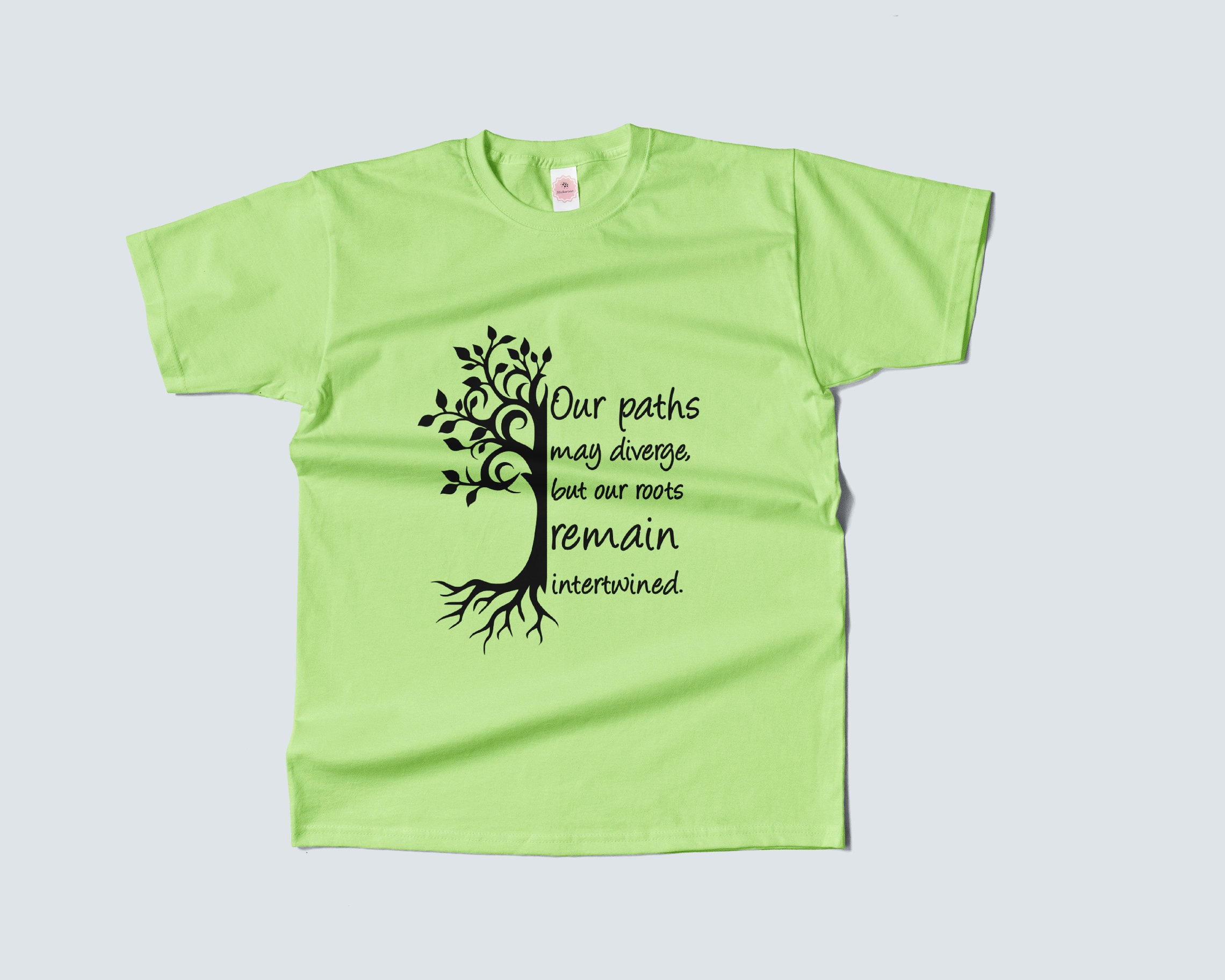 Love Spreading Half Family Tree SVG File Black Tree With - Etsy