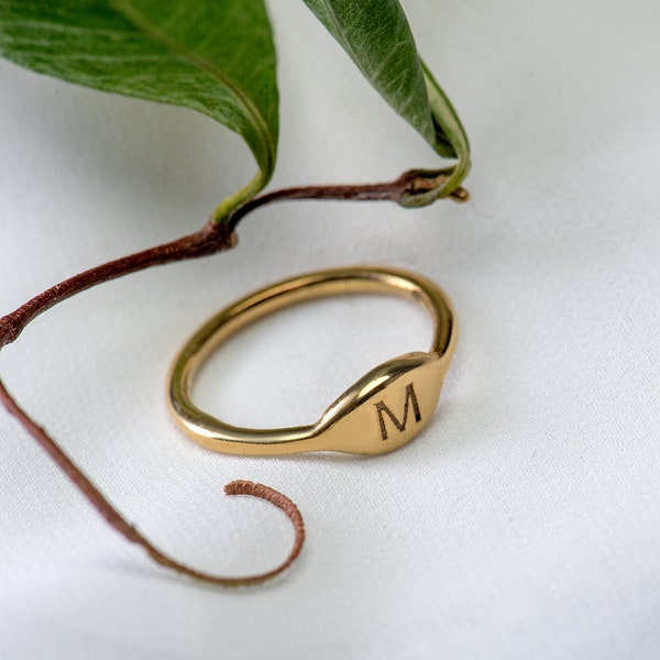 Letter Rings - Etsy