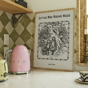Cozy Cottage Wall Art Poster Embroidery Wall Art Printable Embroidery ...