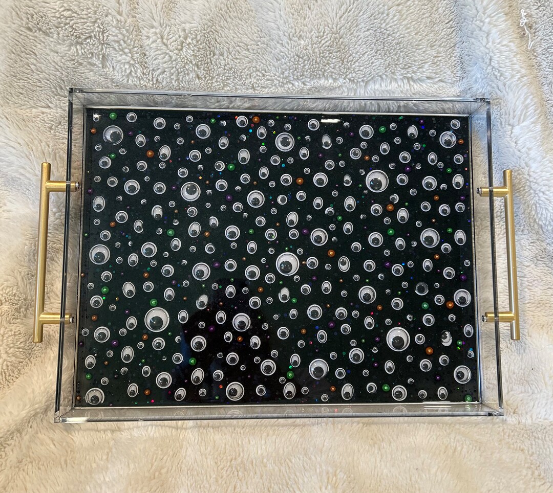 Googly Eyes, Halloween Serving Tray, Halloween Party, Bar Ware, Spooky ...