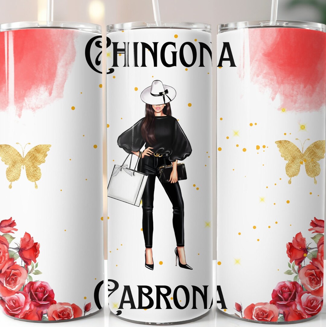 CHINGONA ENVOLTURA Para VASOS, 20 Oz Skinny Tumbler Wrap, Diseño Para ...