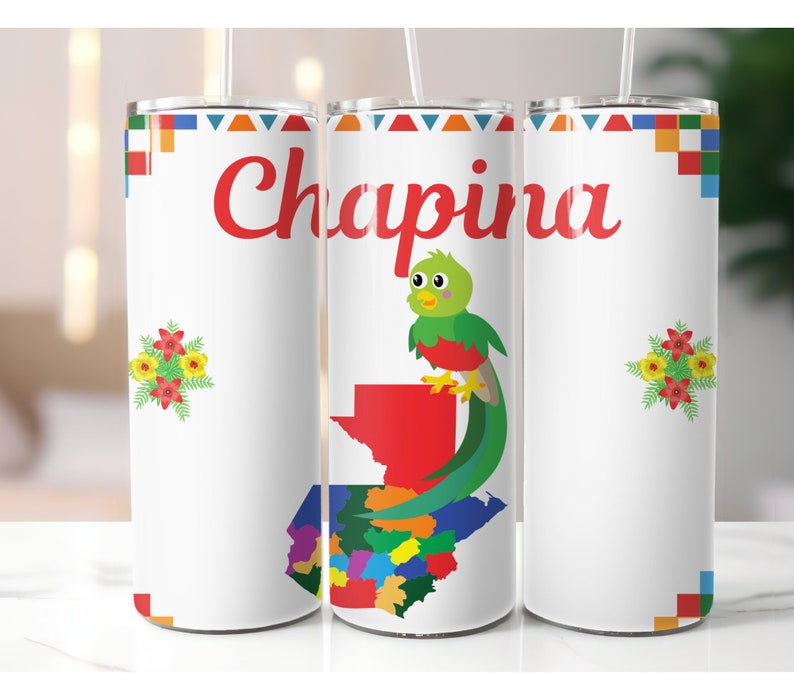 Guatemala Tumbler Wrap PNG, Chapina Guateamla Tumbler Digital File ...