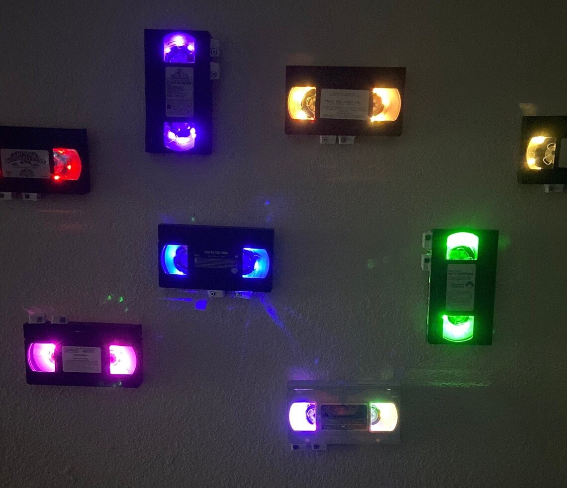 LED VHS Light With Original Movie Title - Etsy