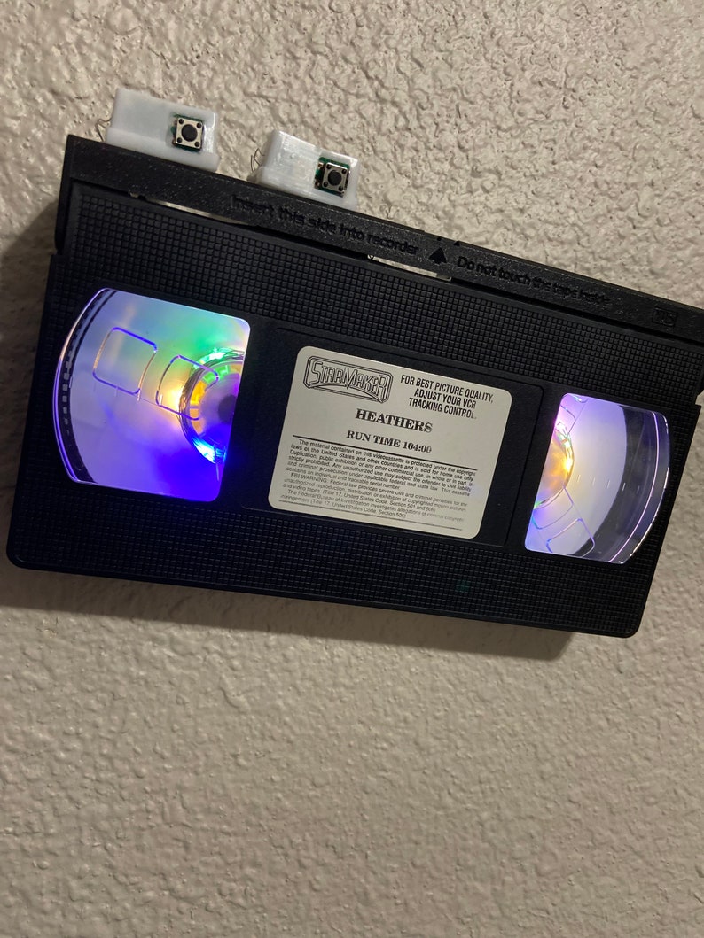 LED VHS Light With Original Movie Title - Etsy