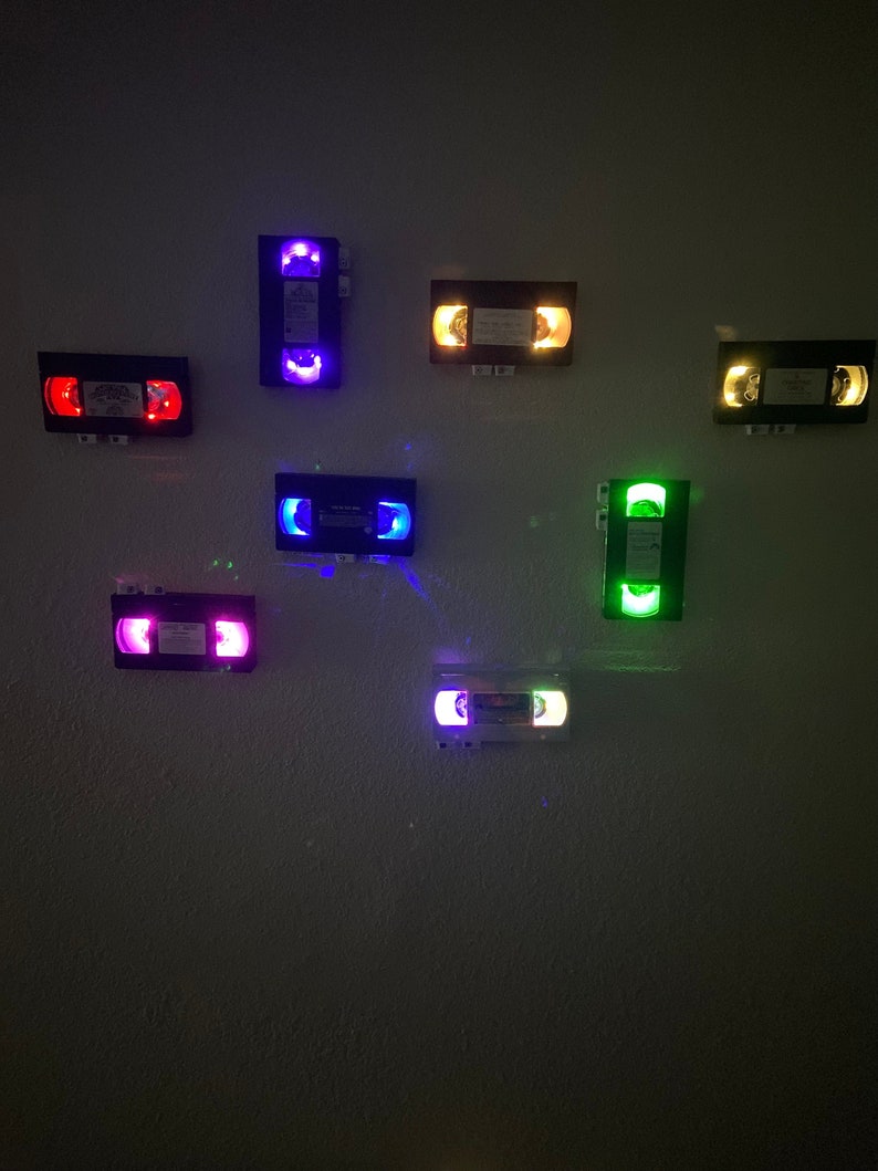 LED VHS Light With Original Movie Title - Etsy