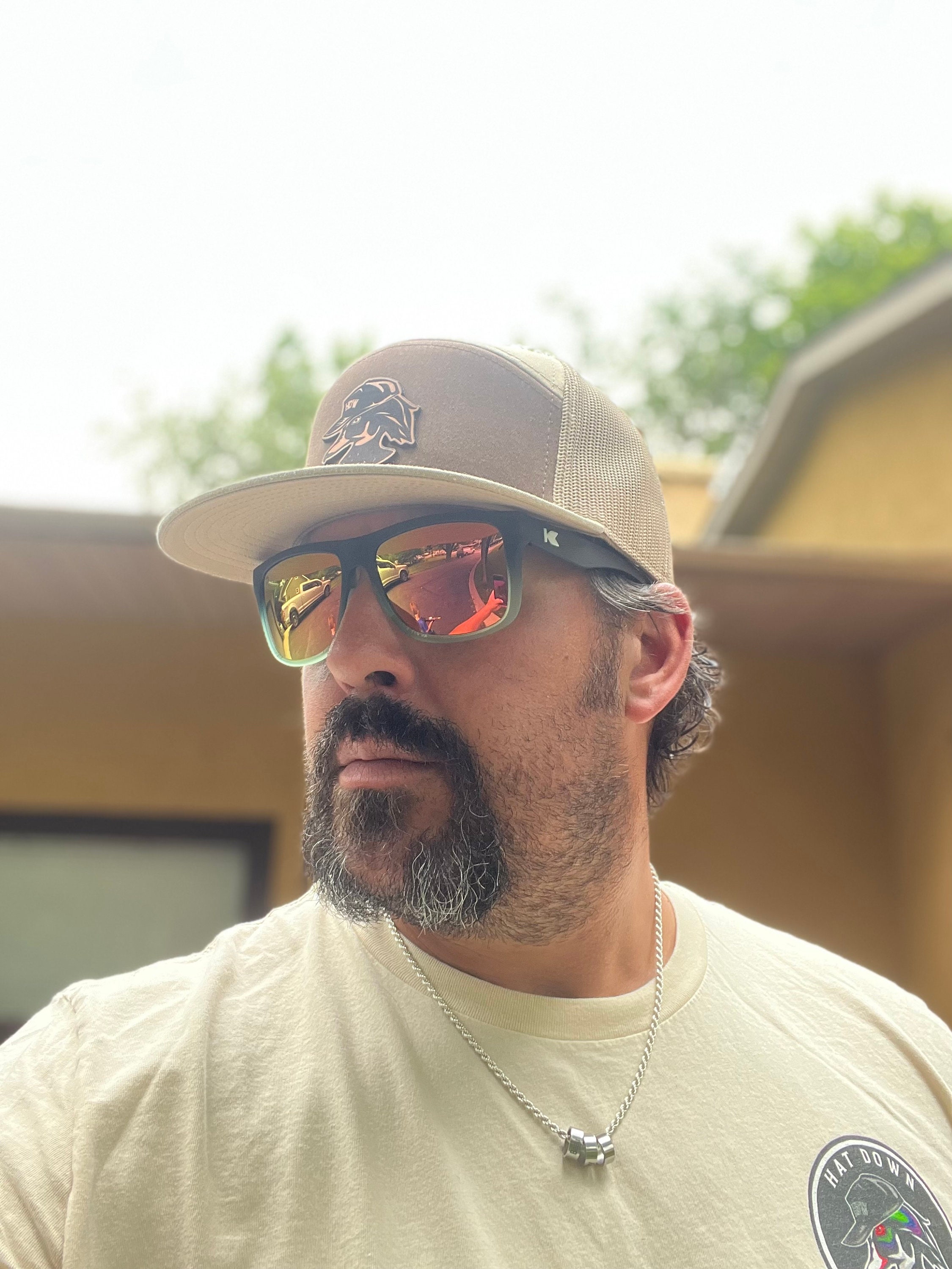 Leather Patch 7 Panel Hat HDW Wood Duck Logo - Etsy