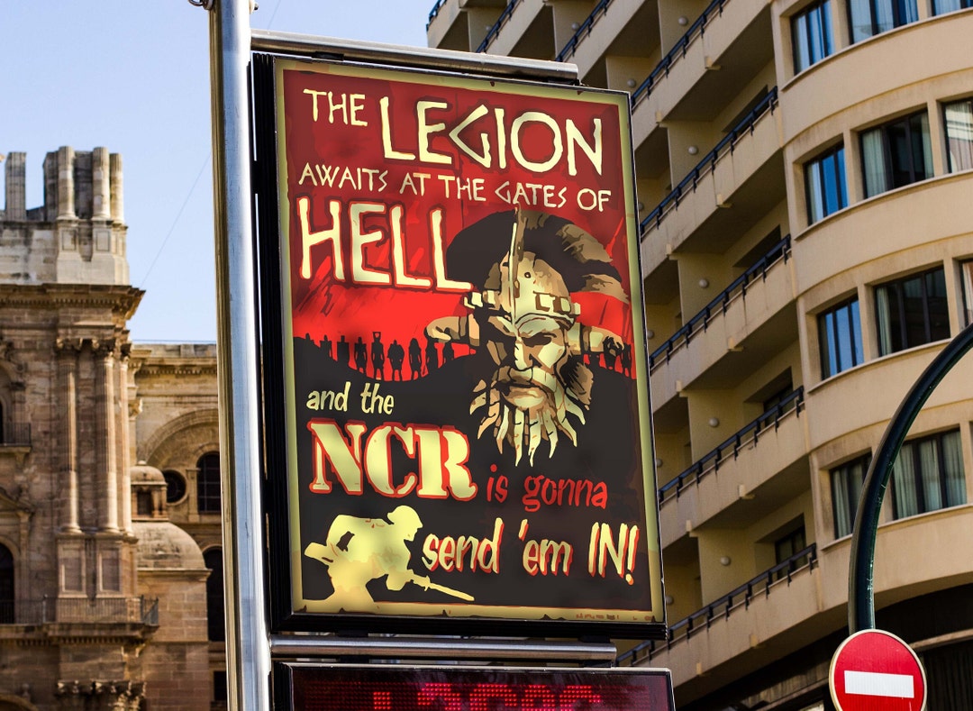 Fallout NEW VEGAS Legion NCR Propaganda - Etsy
