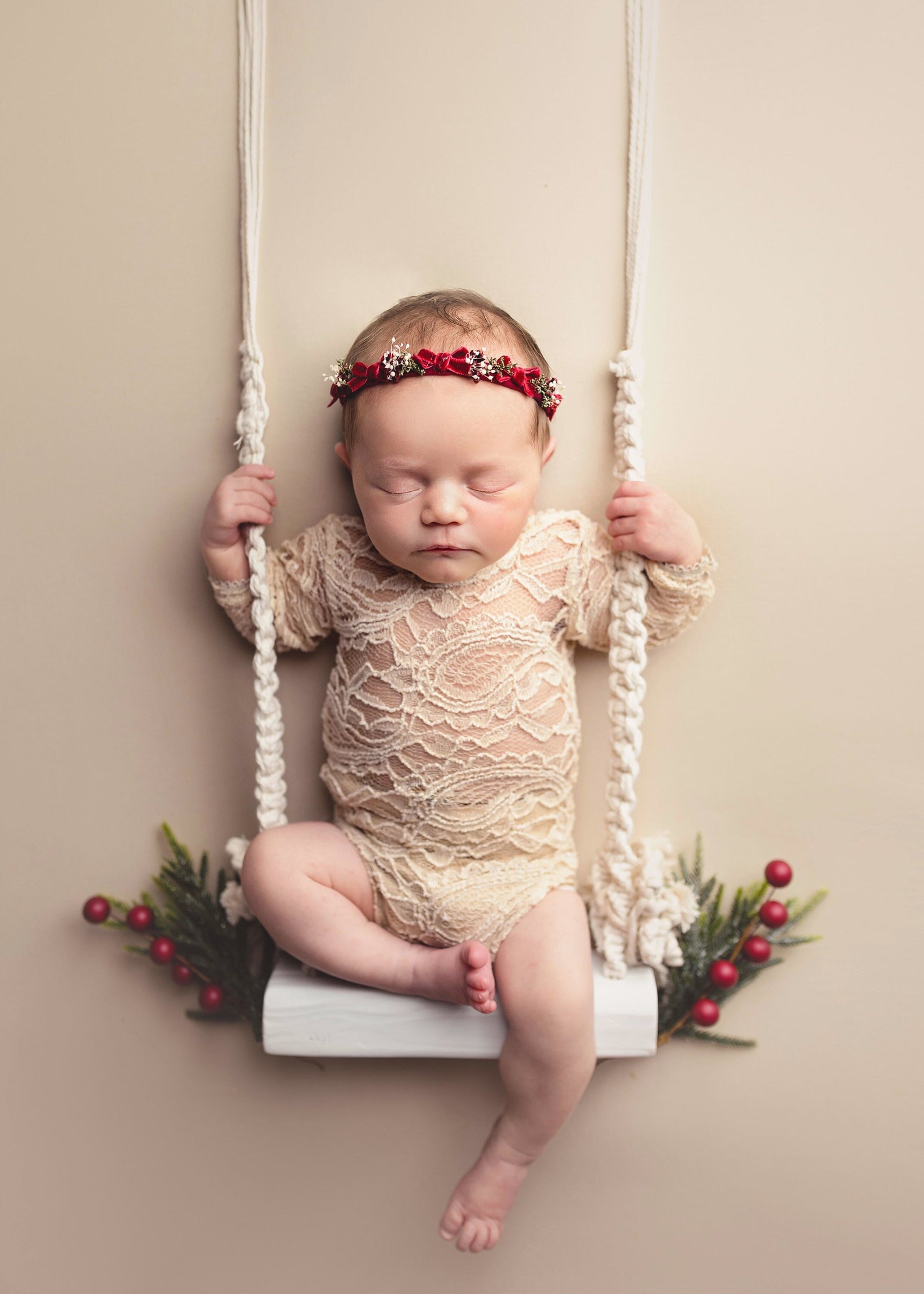 Macrame Newborn Swing Prop - Etsy